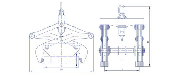 Clamp for Steel Billet of DJCRANES